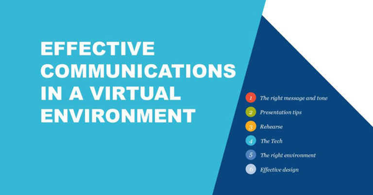 Effective Communications in a Virtual Environment