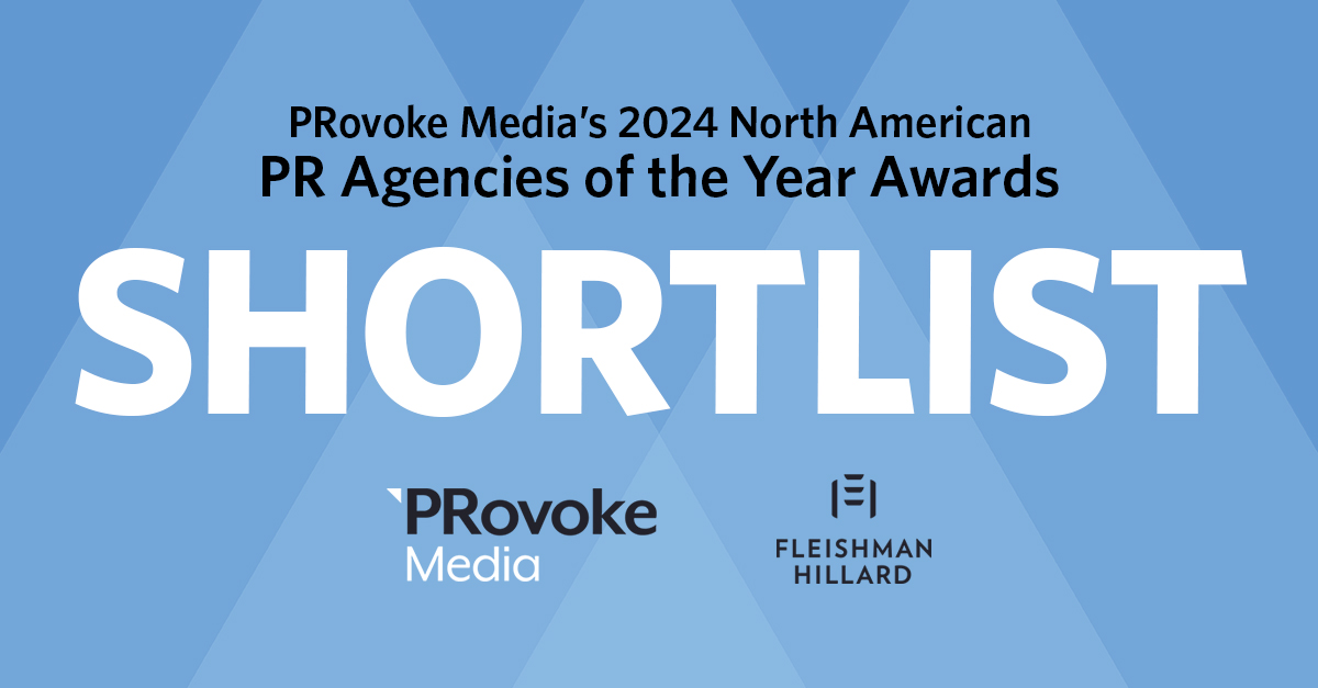 FleishmanHillard Nominated for Large Agency of the Year as PRovoke ...