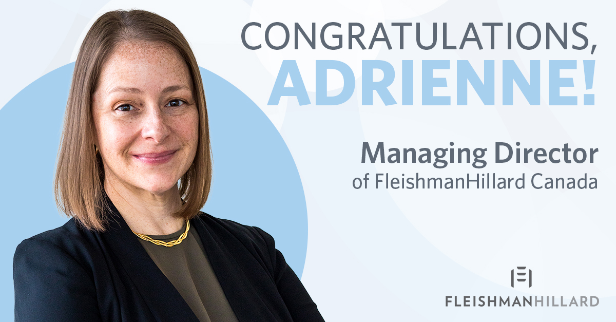 Adrienne Connell Appointed Managing Director of FleishmanHillard Canada ...